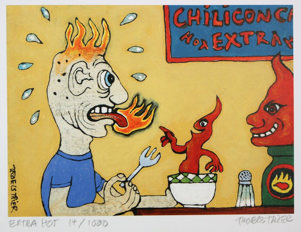 Extra Hot - Plakattryk. - shop.troelstrier.dk